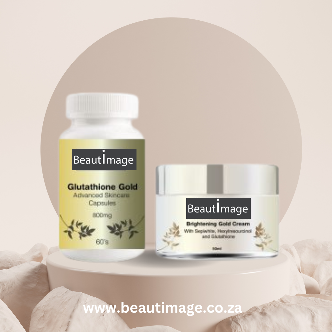 Sepiwhite Cream and Glutathione Capsules Gold - Beautimage